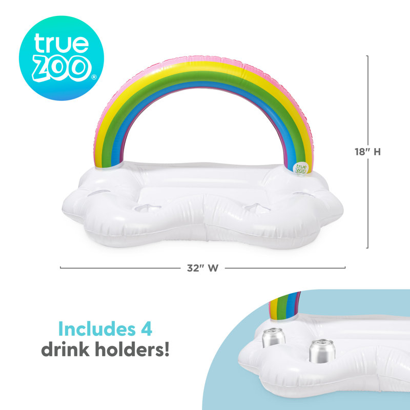 TrueZoo Inflatable Rainbow Floating Bar & Reviews | Wayfair TrueZoo Inflatable Rainbow Floating Bar & Reviews | Wayfair